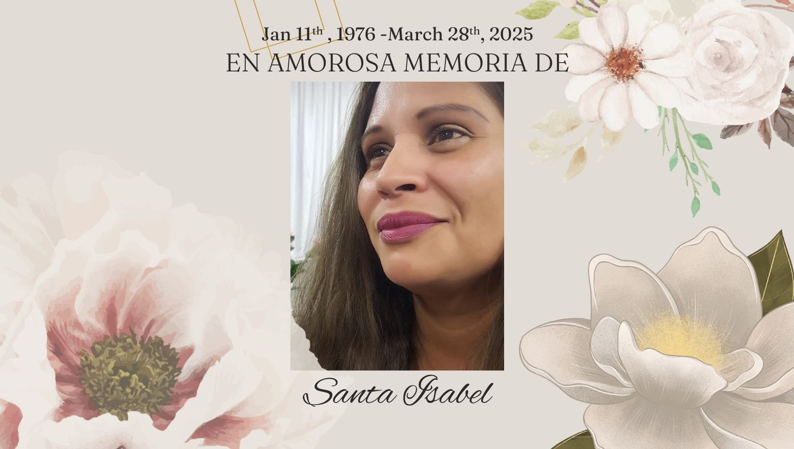 Fundraiser by Marta Isabel Tejada : Celebrando la vida de Santa Isabel