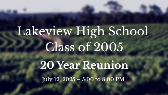 Fundraiser by Mindy Garrison : Celebrate at Lakeview's Class of 2005 ...