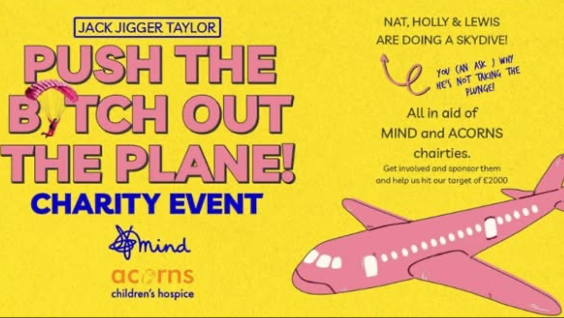 Fundraiser by Jamie Smith : Jiggers Staff Sky Dive