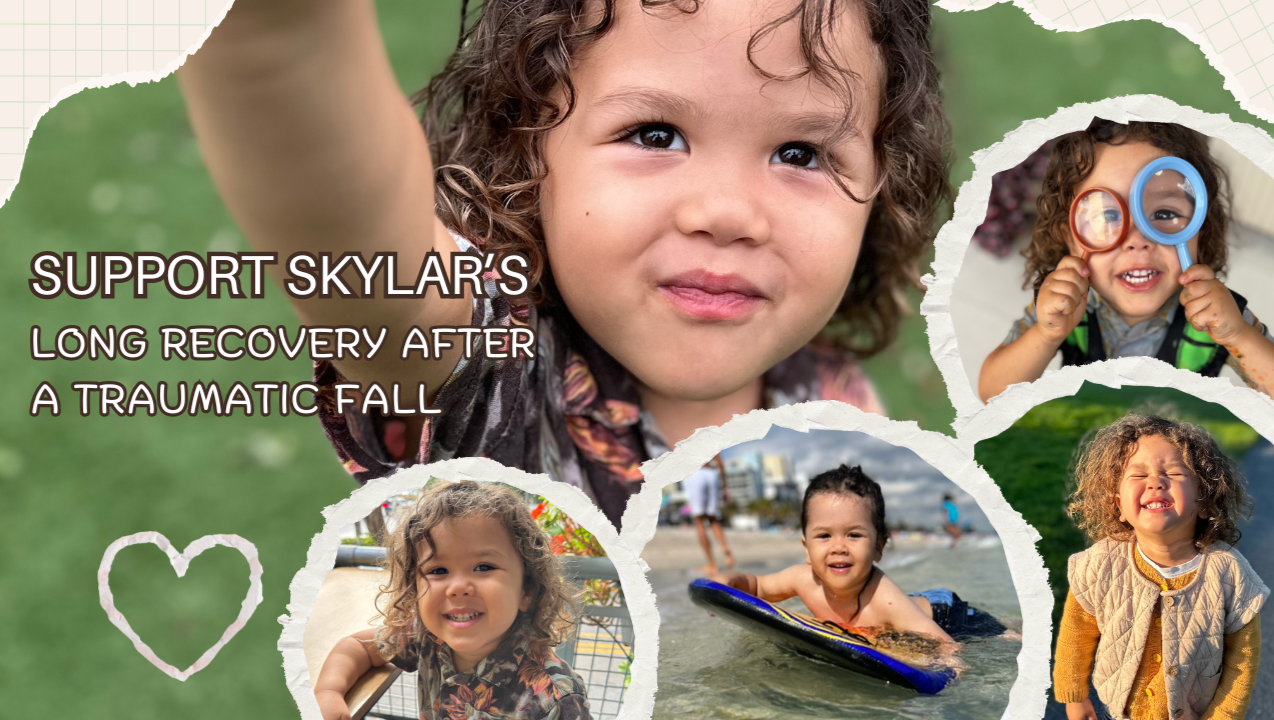 Fundraiser by Elodie Badoual : Support Skylar's long recovery after a ...