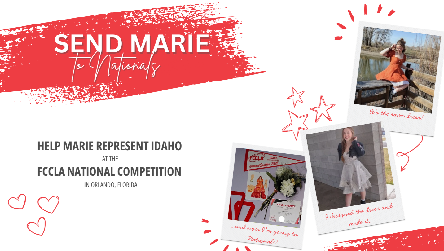 Fundraiser by Debi Tonks : Support Marie's Journey To FCCLA Nationals