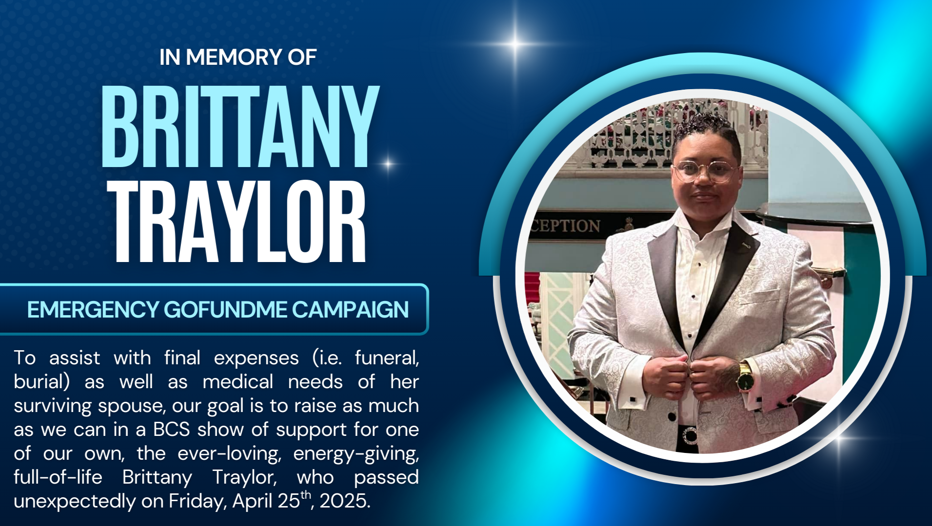 Fundraiser for DaChante’ Traylor by Trey Griggs : In Memory of Brittany ...