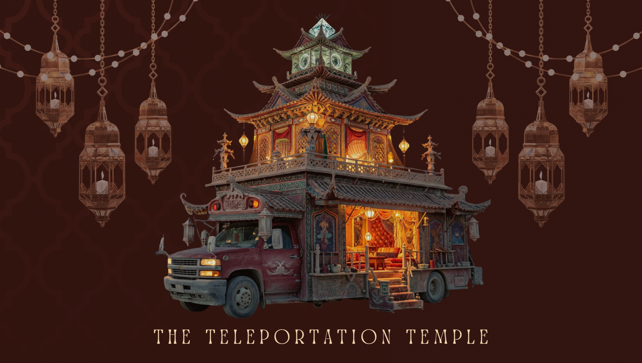 Fundraiser by Kay Mugzz : Mystic Mirage playa art car Tea Temple