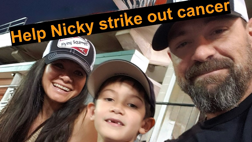 Fundraiser by Kelly A : Help Nicky strike out cancer!!