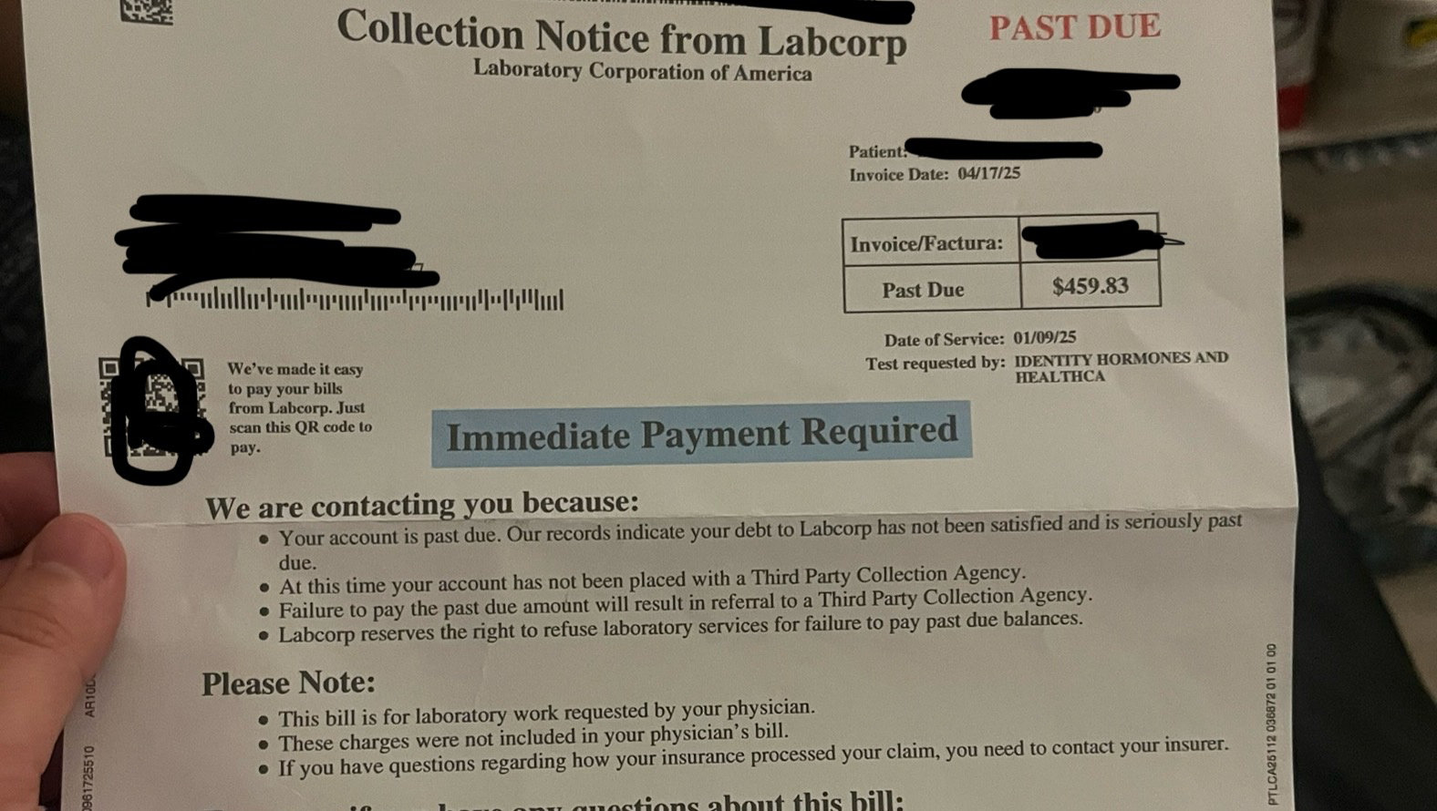 Fundraiser by Bostyn Valerio : Bostyn's debt collection for HRT