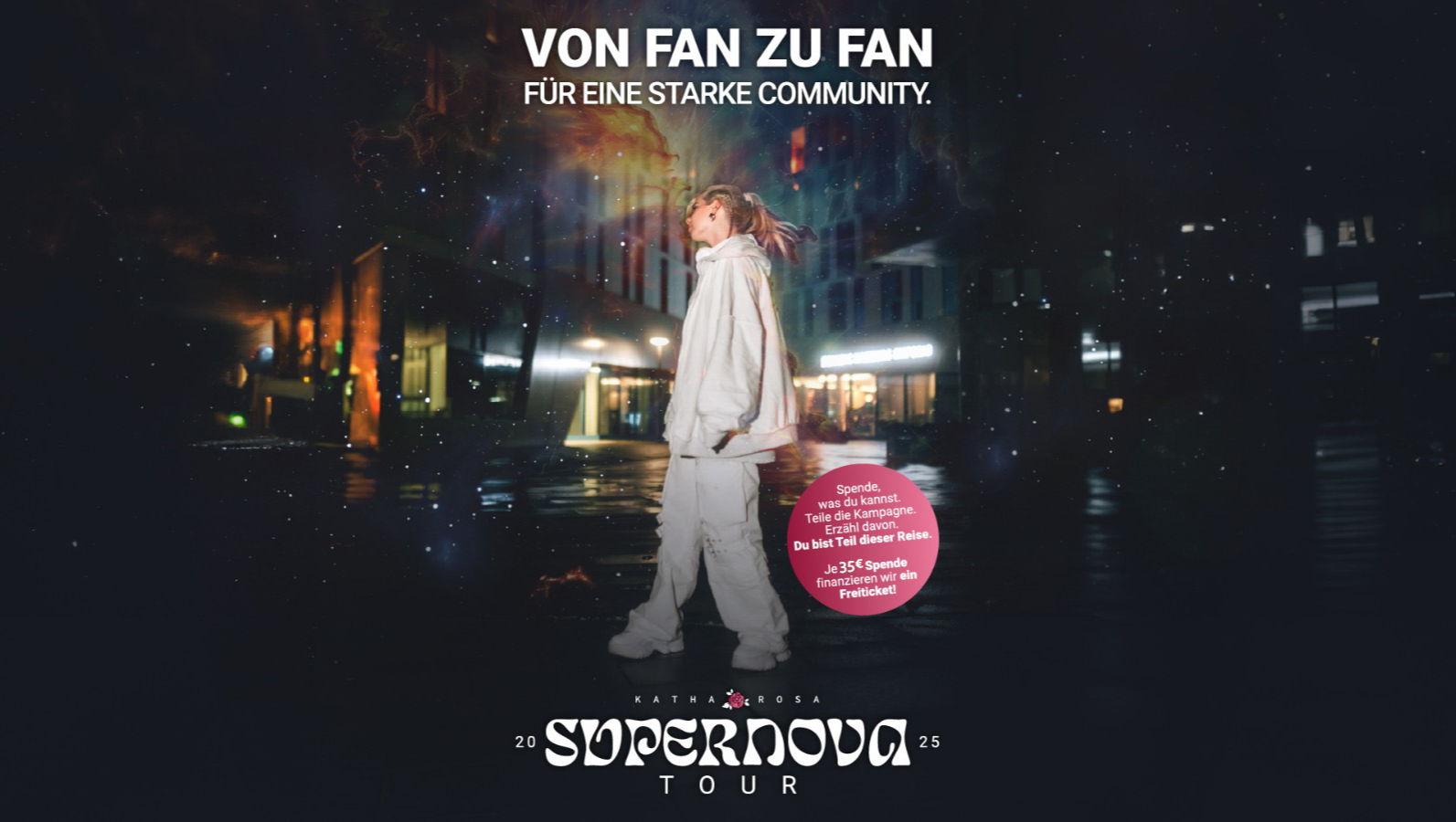 Fundraiser by Patrick Feierabend : Katha Rosa Supernova Tour 2025 ...