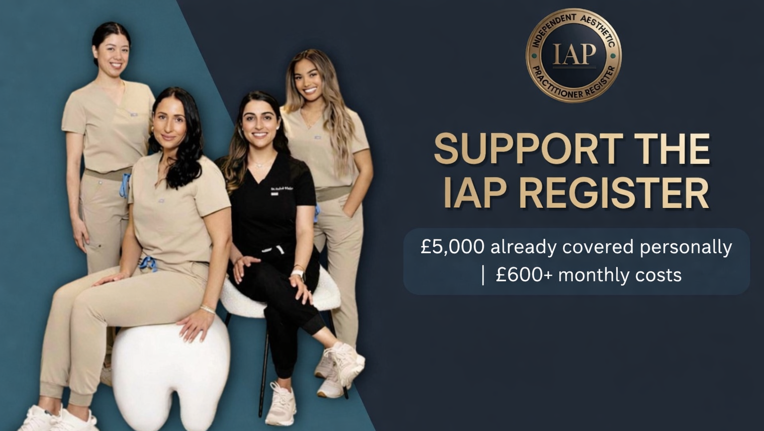 Fundraiser by Independent Aesthetic Practitioners Register : Support ...