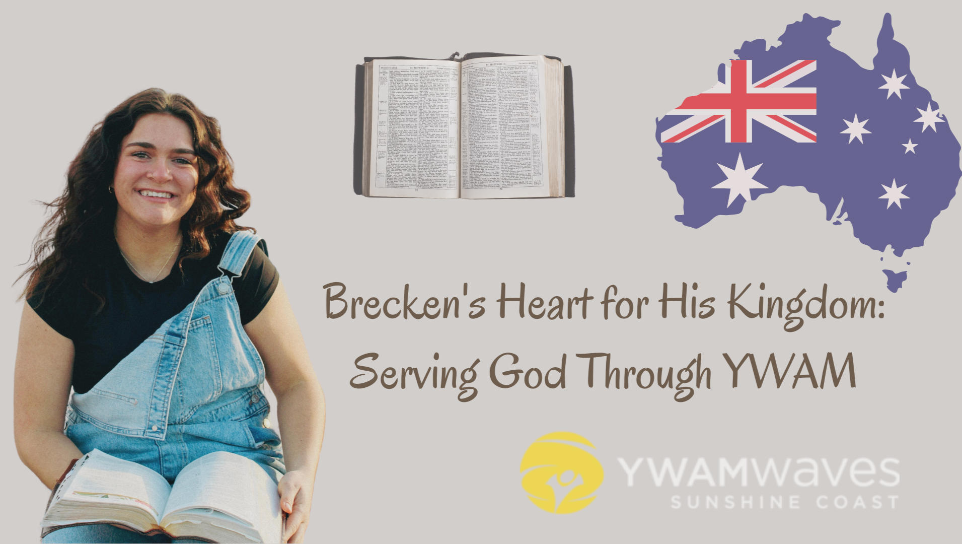 Fundraiser by Brecken Craft : Send Brecken to Australia with YWAM to ...