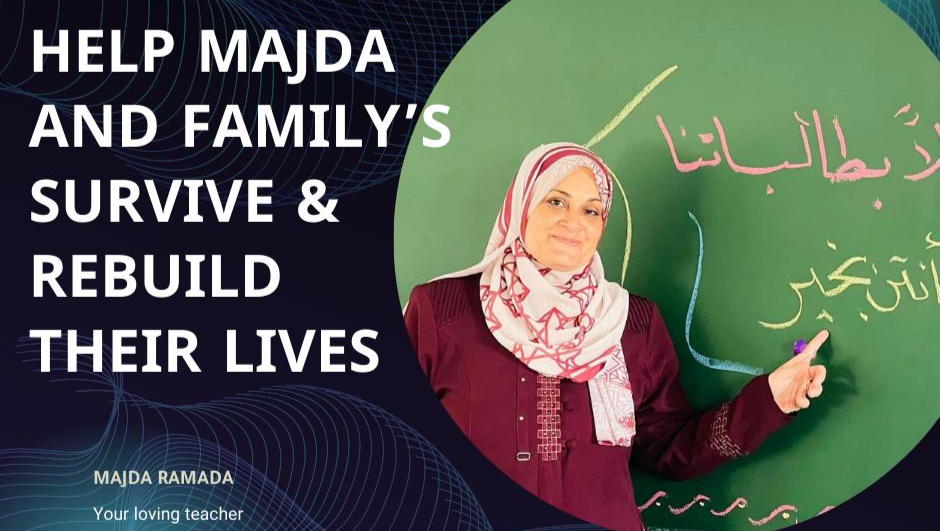 Fundraiser by Ahmed Ramadan : Help Majeda Shelter Her Family