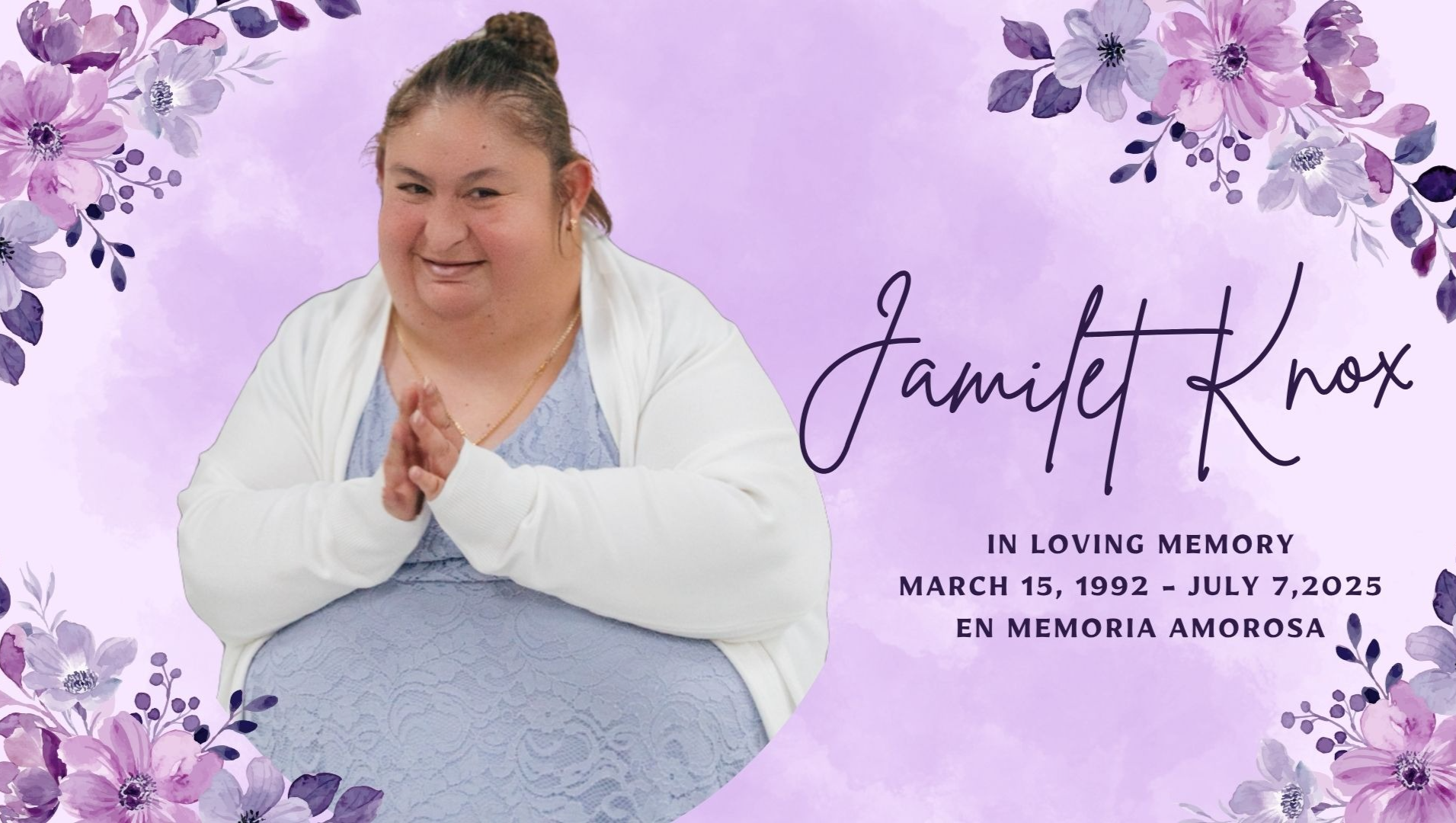 Fundraiser for Maria Knox by Jennifer Hernandez : In Loving Memory of ...