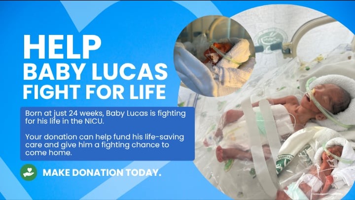 Fundraiser by Lance Barca : Support Lucas Antonio's NICU Battle