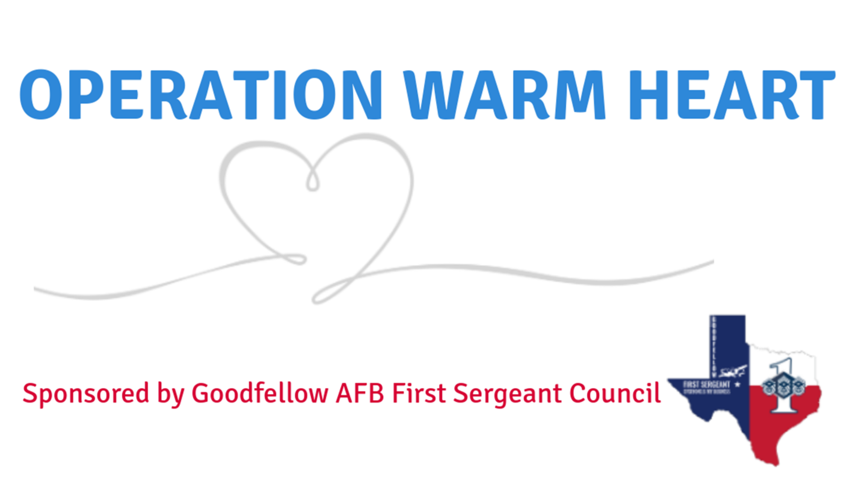 Fundraiser for Op Warmheart Goodfellow AFB by Mary Mccurdy : Relief for ...