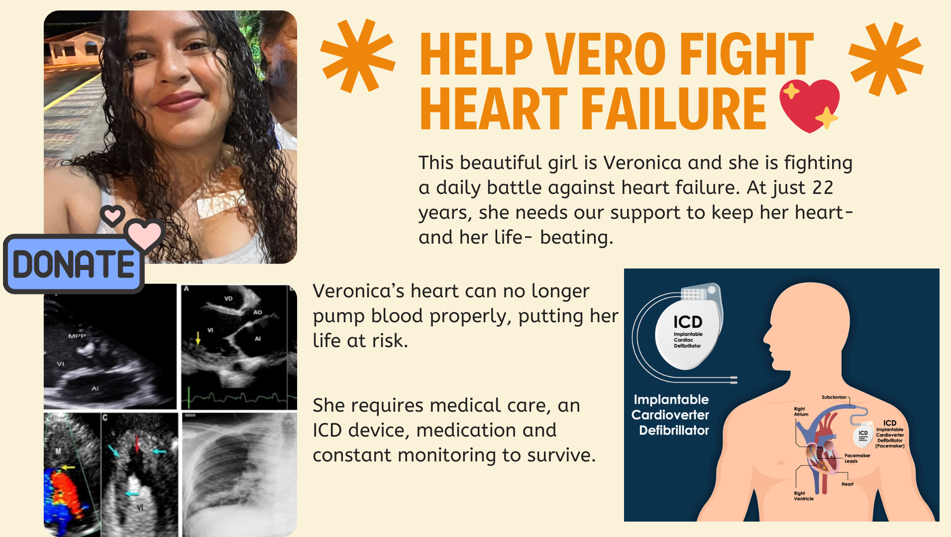 Fundraiser by Cathy Calle : Help Veronica Fight Heart Failure