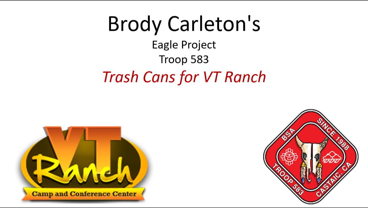 Fundraiser by Brody Carleton : Support Brody's Eagle Project for Valley ...