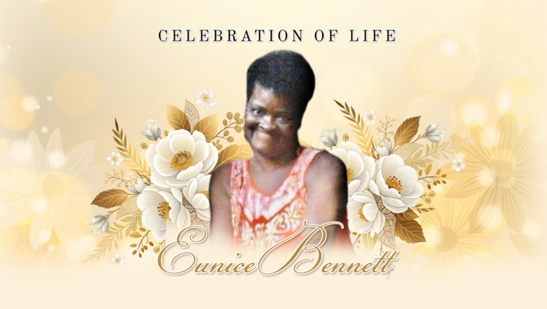 Fundraiser by Yvonne Elliott : Help Honor Eunice Bennett's Memory
