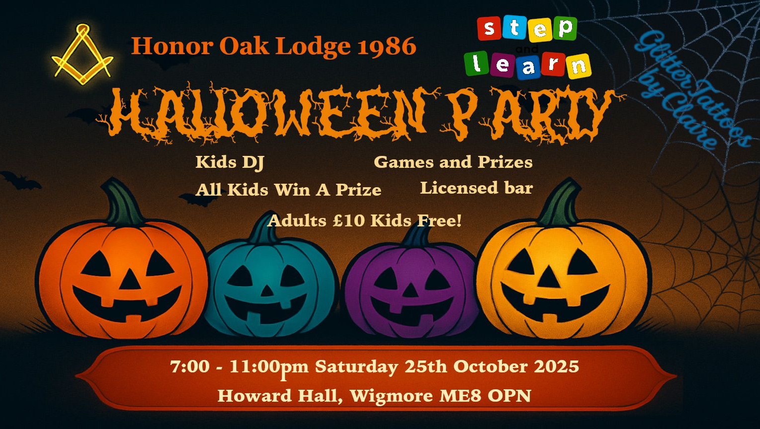 Fundraiser by Ian Dent : the Honor Oak Step and Learn Halloween Party 2025