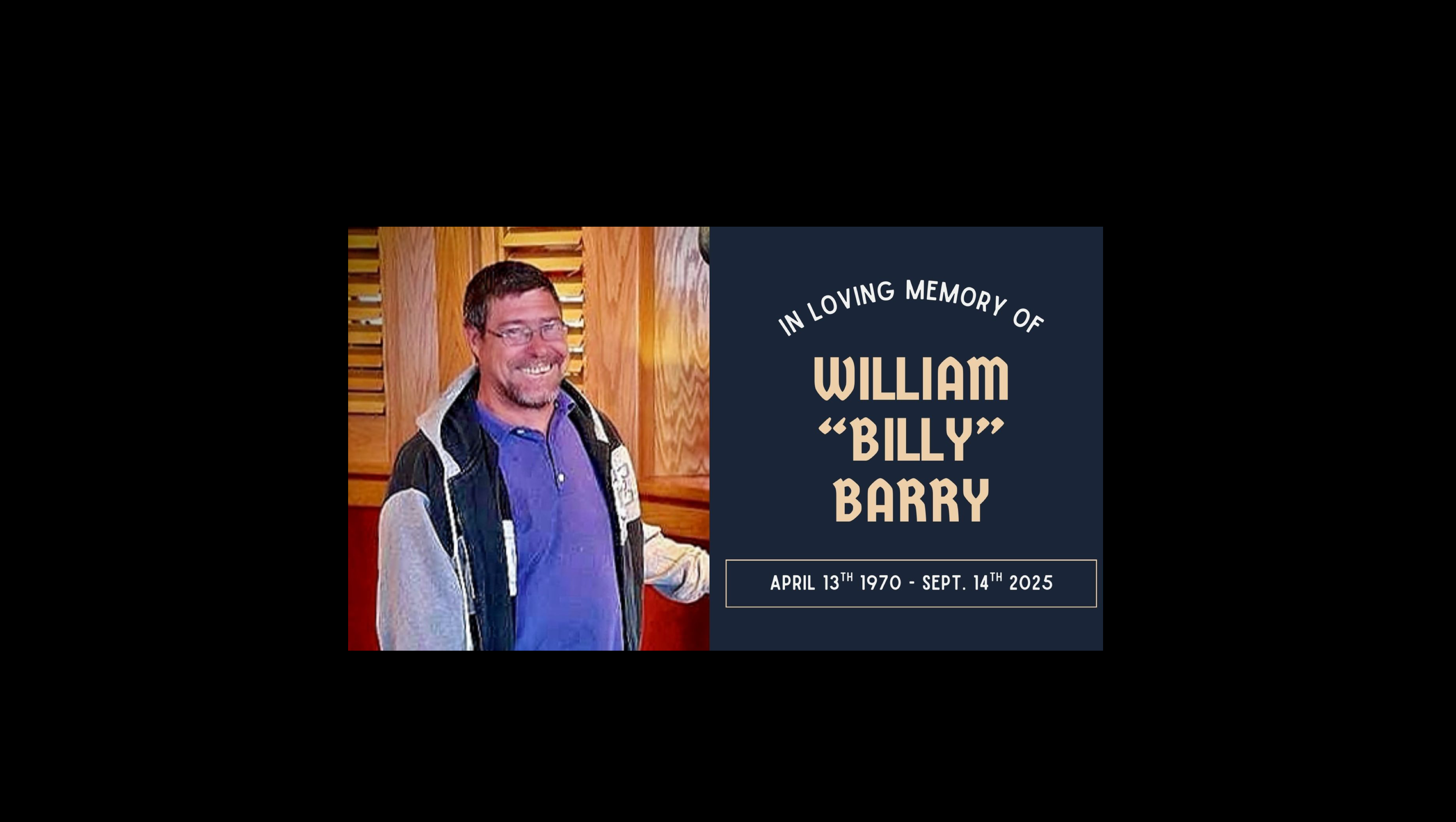 Fundraiser by Jessica Rowe : Please Donate in Memory of William Barry