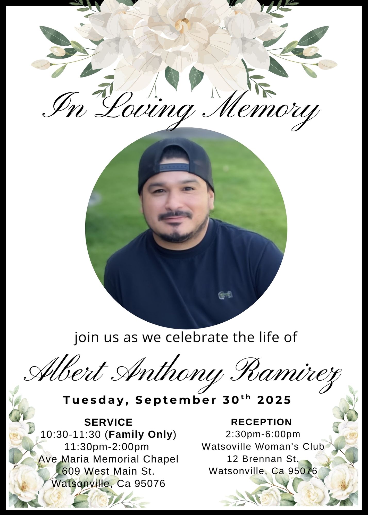 Fundraiser by Krystle Perez : Honor Albert Ramirez: Funeral Expenses