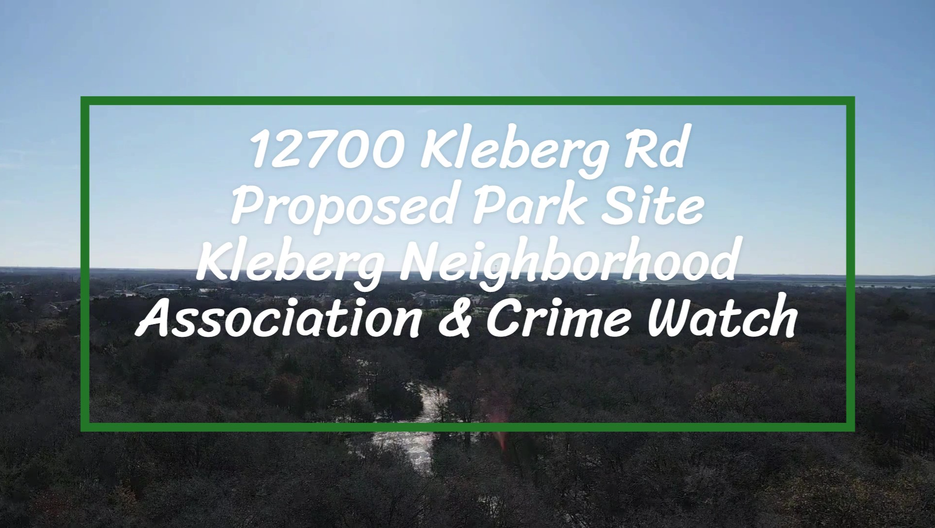 Fundraiser by David Carranza : Donate for Kleberg Park's New Sign ...