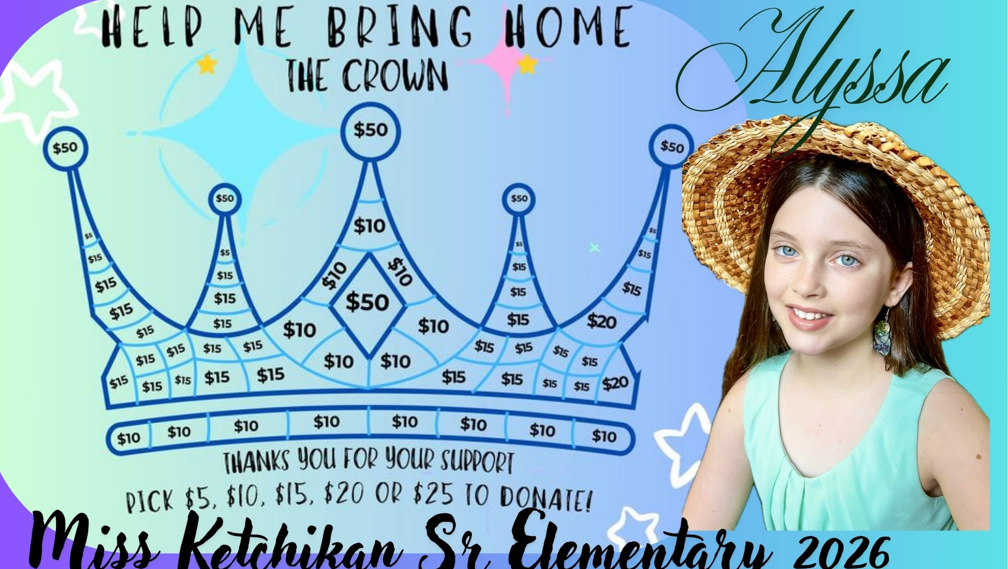 Fundraiser by Lilly Tucker : Support Alyssa as Miss Ketchikan ...