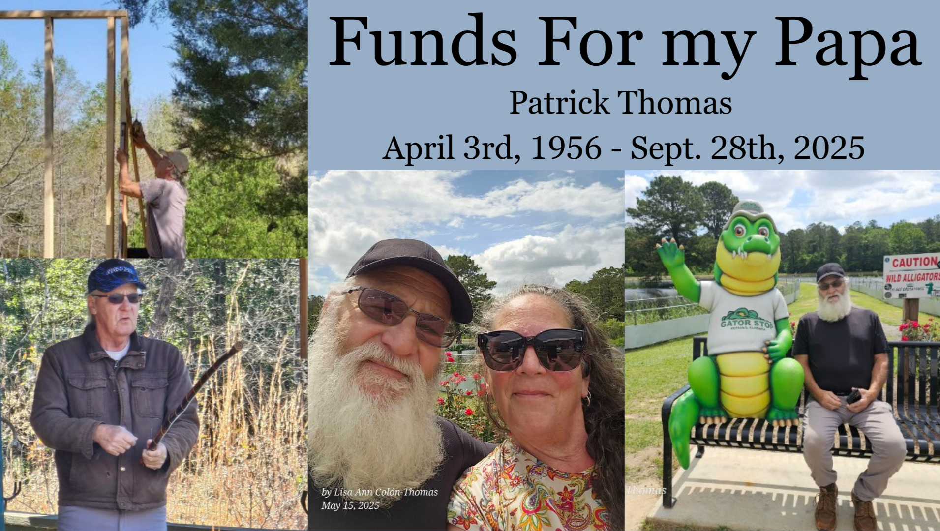 Fundraiser by Natalie Sherrill : Support for Patrick Thomas's Cremation