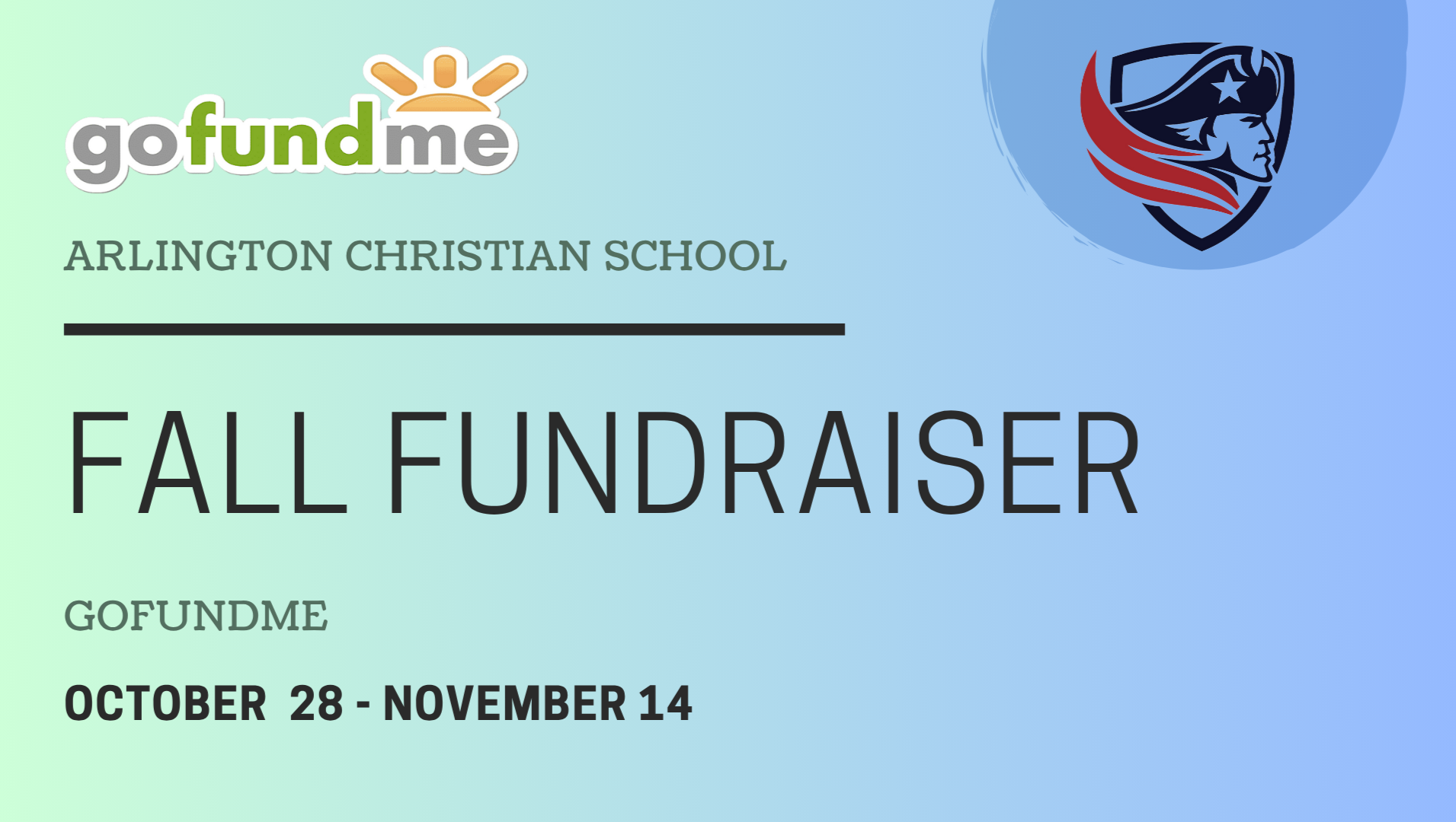 Fundraiser by Arlington Christian School : ACS Fall Fundraiser 2025