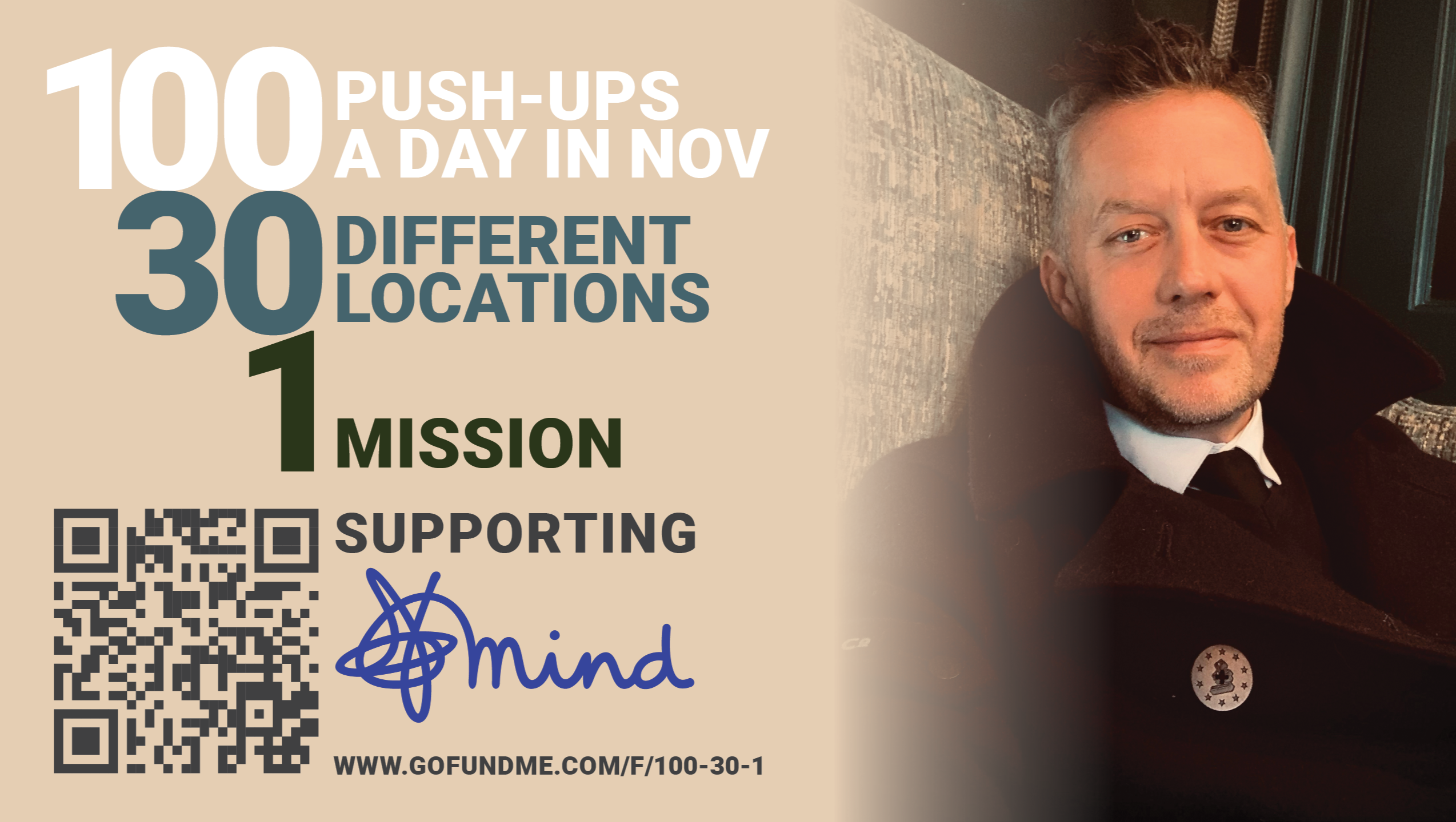 Fundraiser by Michael Dykes : 100 Push-Ups a Day. 30 Different ...