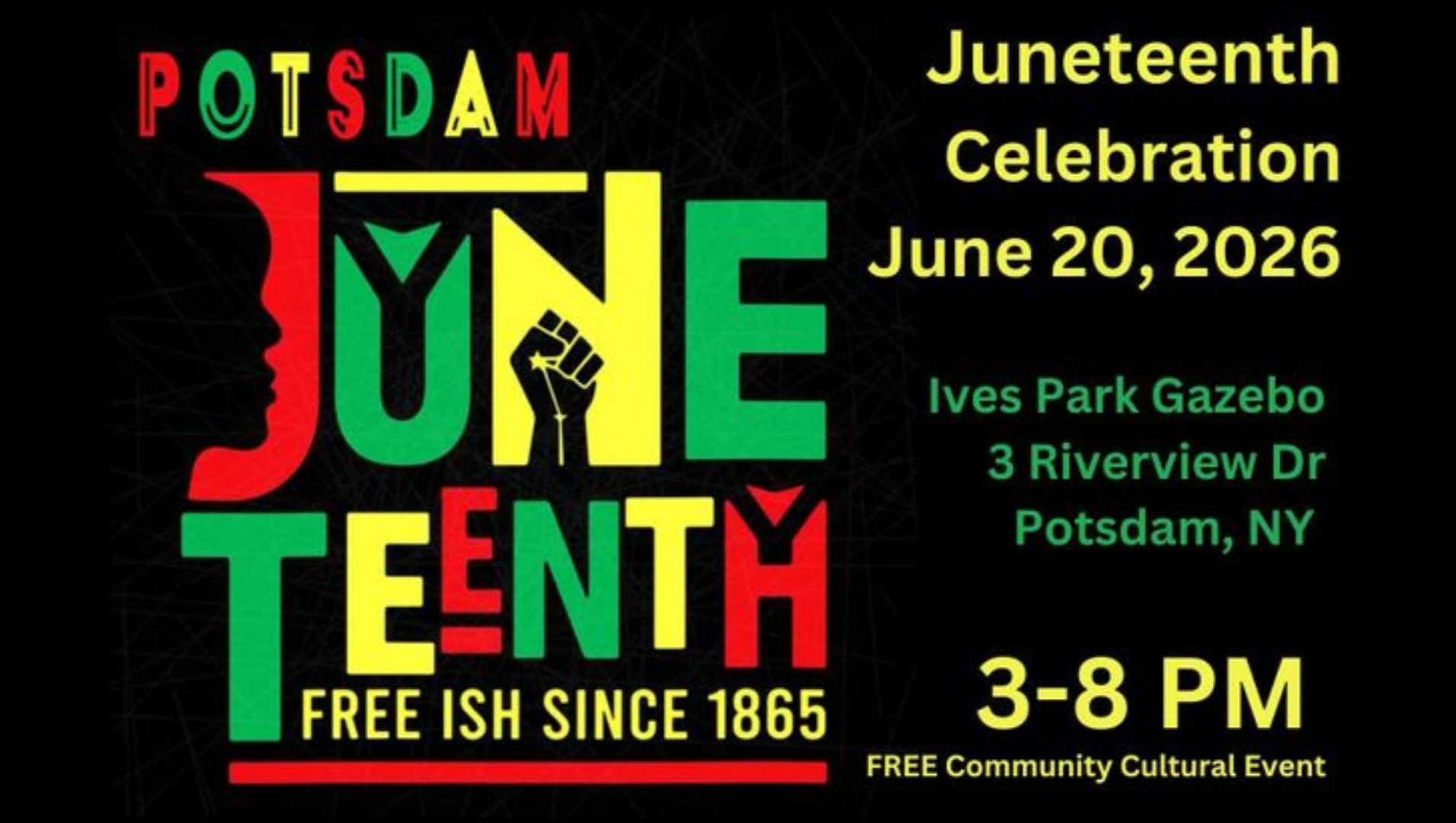 Fundraiser by Juneteenth Potsdam : Juneteenth 2026 Potsdam NY