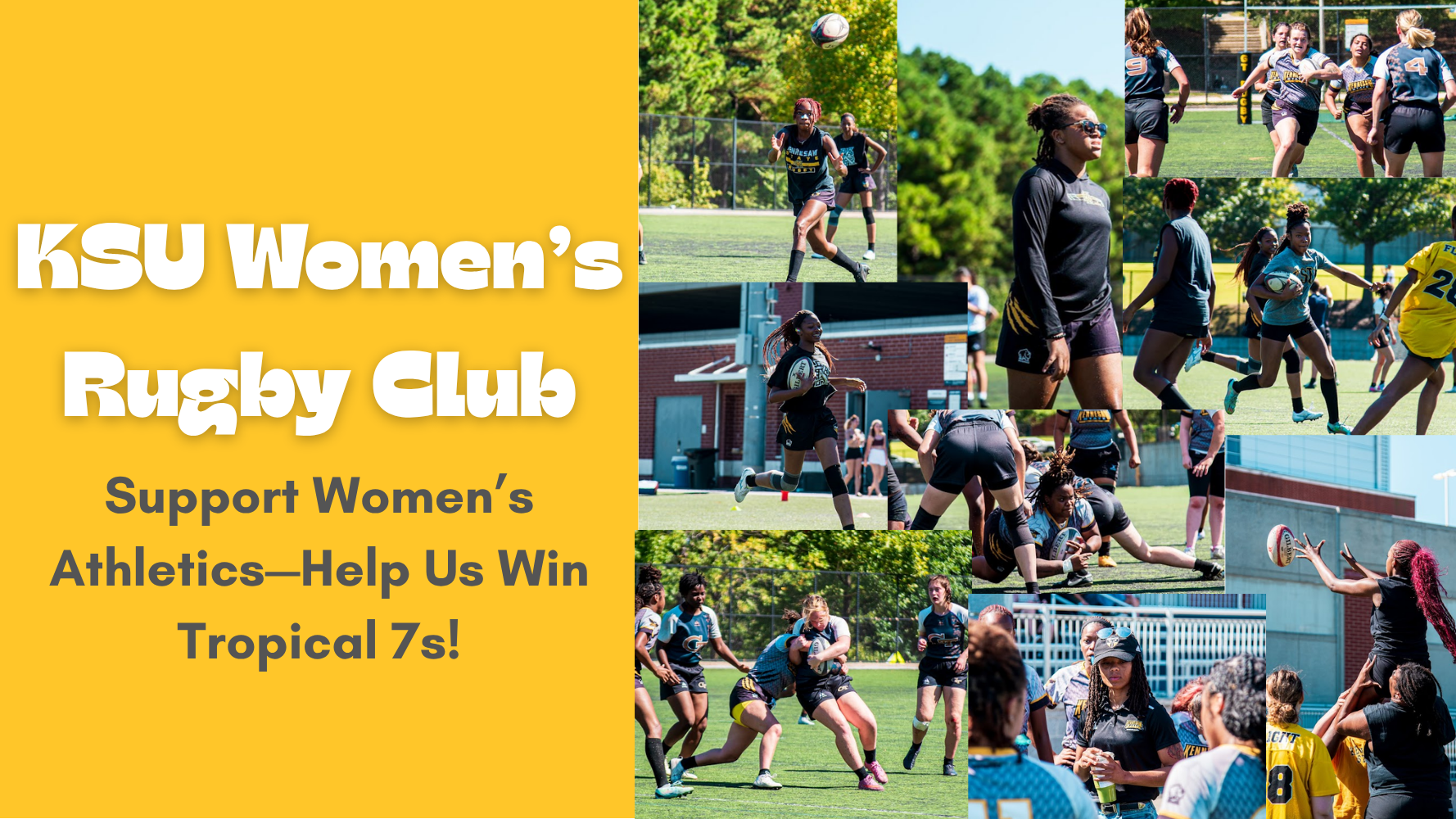 Fundraiser by Sam Pinnell : Support KSU Women's Rugby at Tropical Sevens