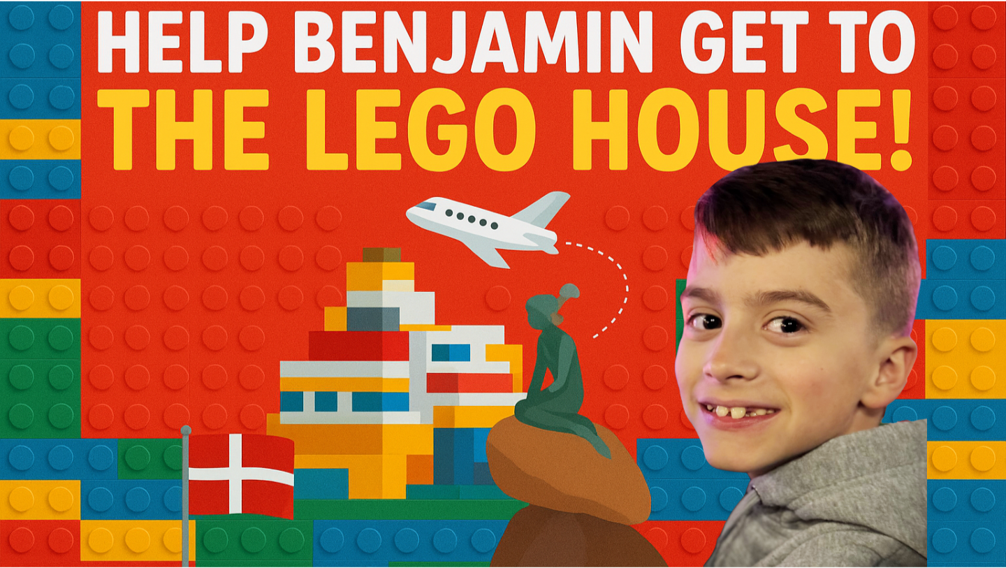Fundraiser by Wendy Kief : Help Benjamin Reach The LEGO House Dream