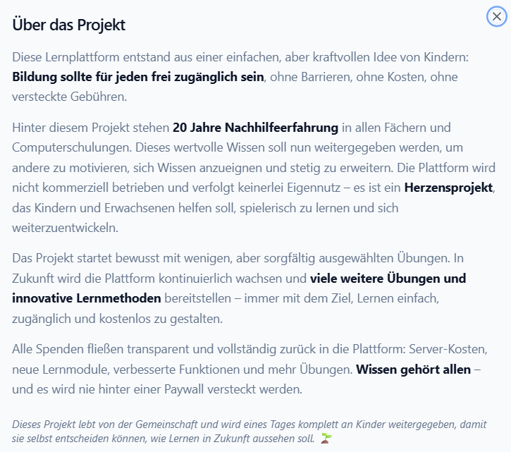 Fundraiser by Emanuel Jurgait : Kostenlose Lernplattform für groß und klein