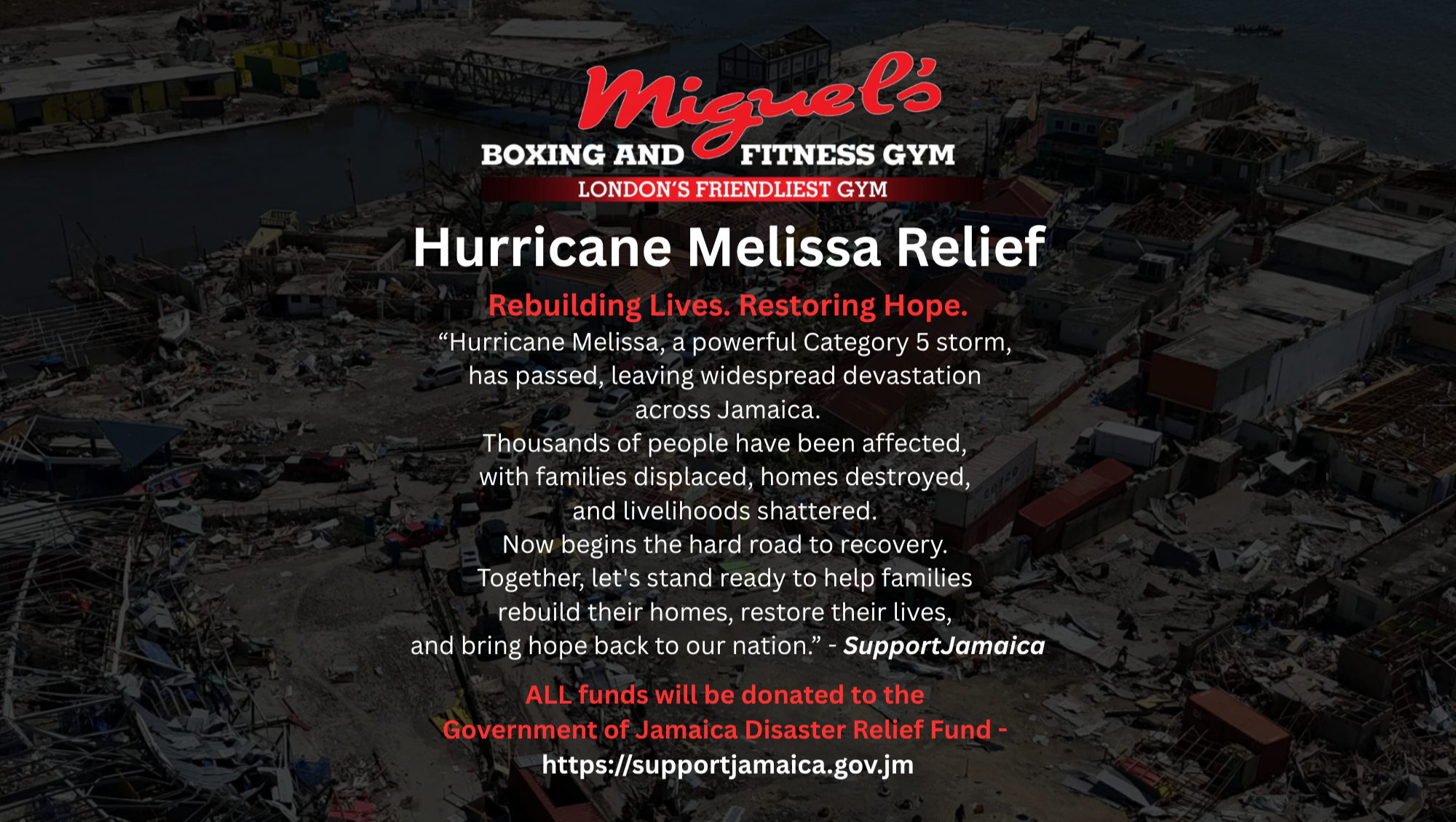 Fundraiser by Miguel's Boxing Gym : Stand with Miguel's in Supporting ...