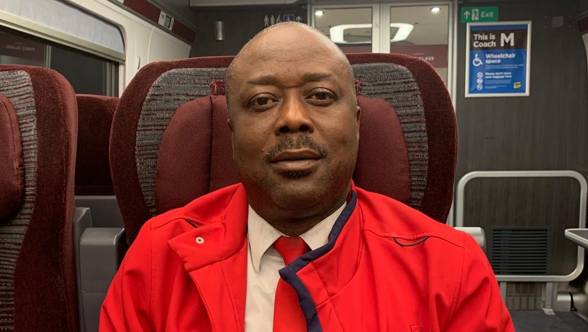 Fundraiser for Amadu Bangura by Gemma Royce : Bangura - Brave Train HERO