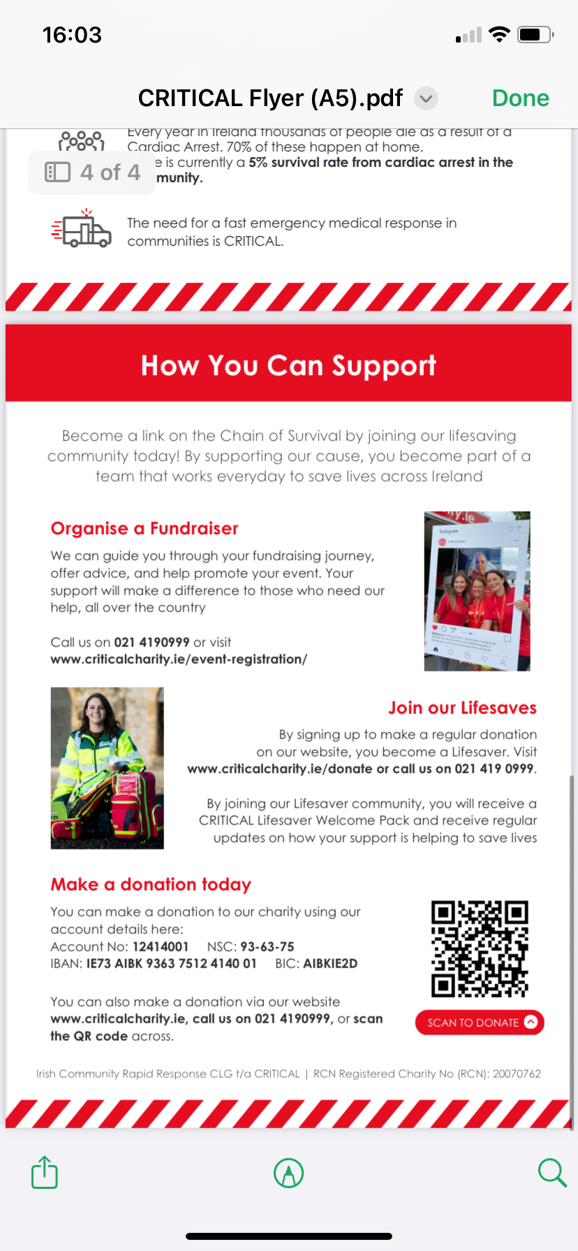 Fundraiser by Patricia Murphy : Critical Charity Fundraiser