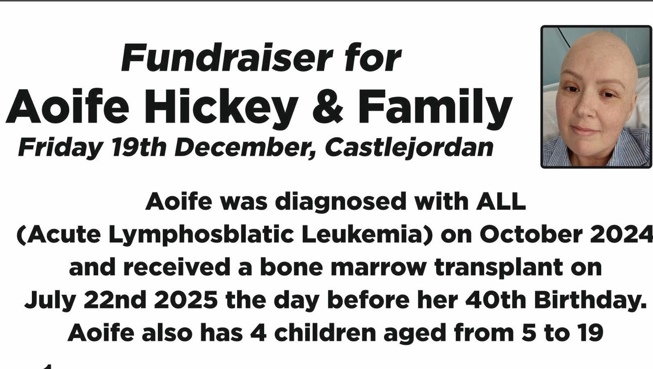 Fundraiser for Aoife Hickey by martin Cully : ALL (Acute Lymphoblastic ...
