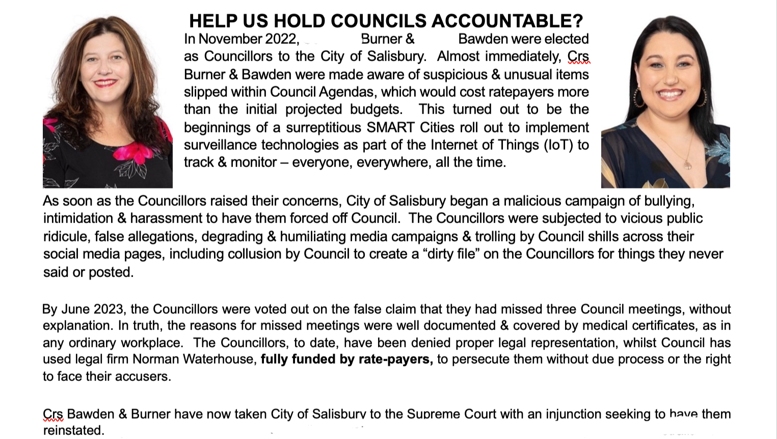 Fundraiser by Matilda Bawden : Help Us Hold Councils Accountable