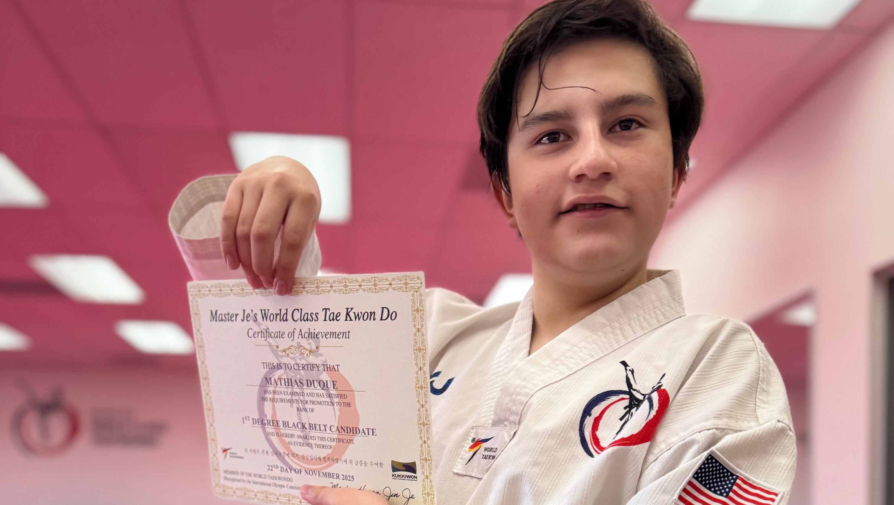 Fundraiser by NICOLAS DUQUE : Help Mathias Achieve His Black Belt Dream