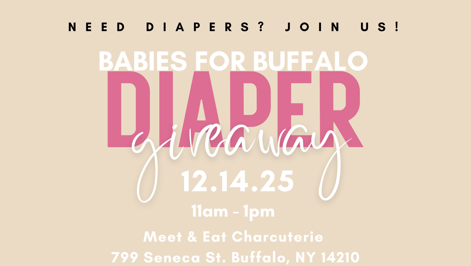 Fundraiser by Maya Meredith : Support Buffalo Babies: Diaper Drive by ...