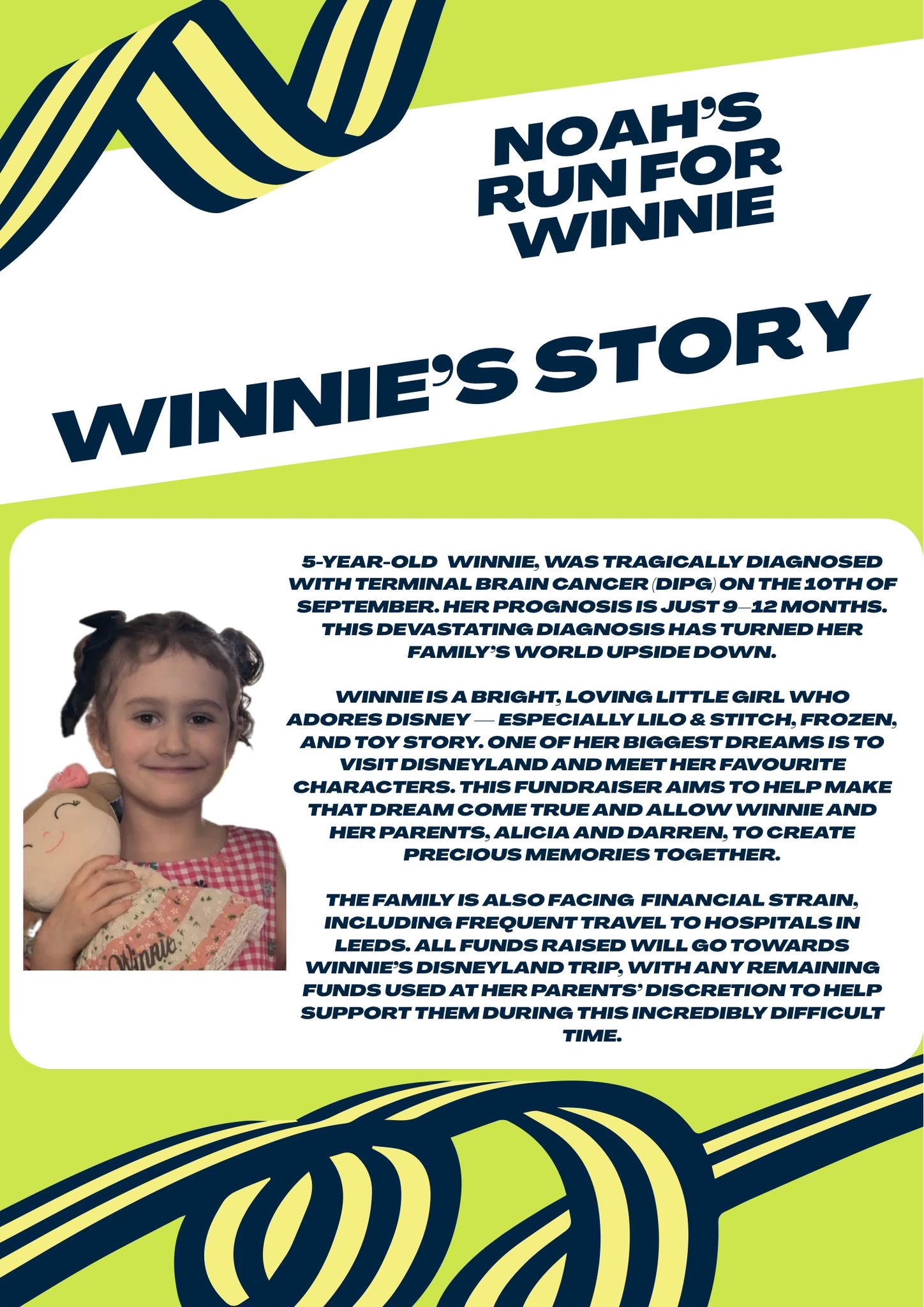 Fundraiser by Andrew Kay : Noah’s Miles For Winnie Challenge