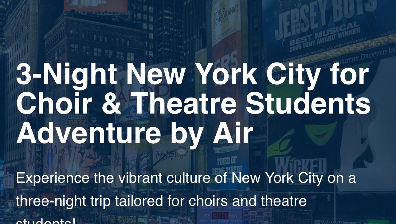 Fundraiser by Breona Brown : Tahlia's First Big Apple Choir Adventure