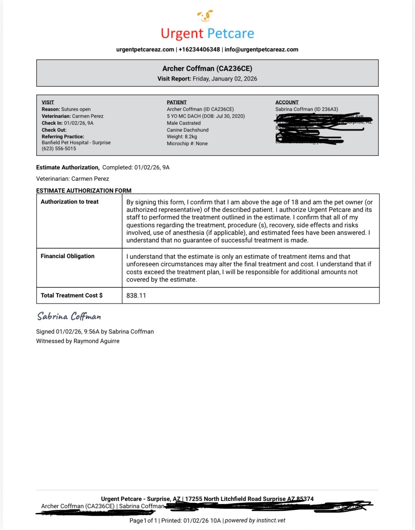 Fundraiser by Sabrina Coffman : Help Archie Heal After His Injury