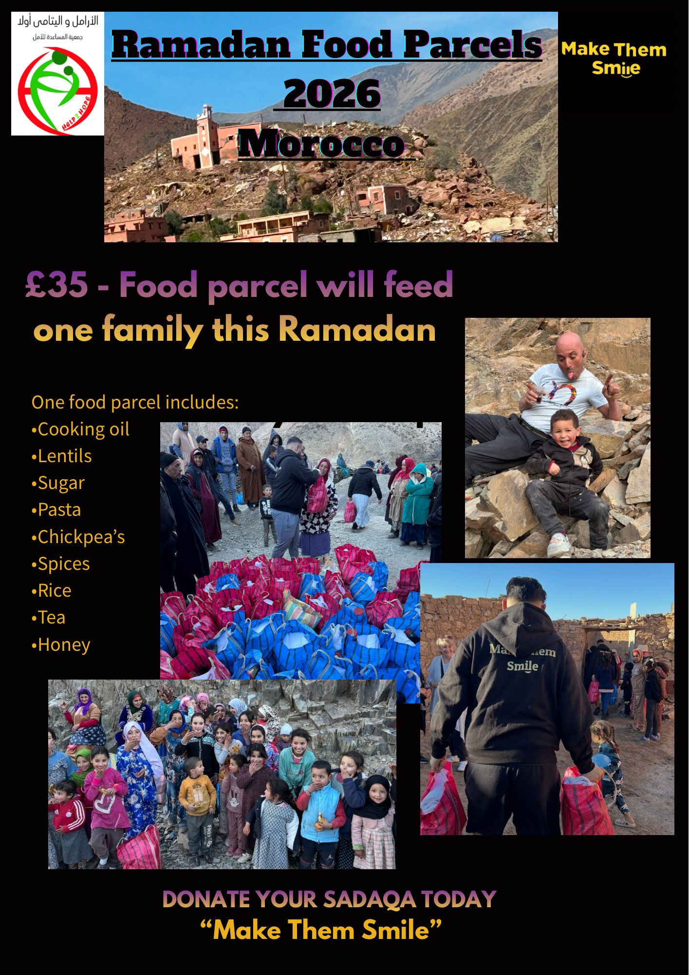 Fundraiser by Make them Smile : Morocco Ramadan appeal