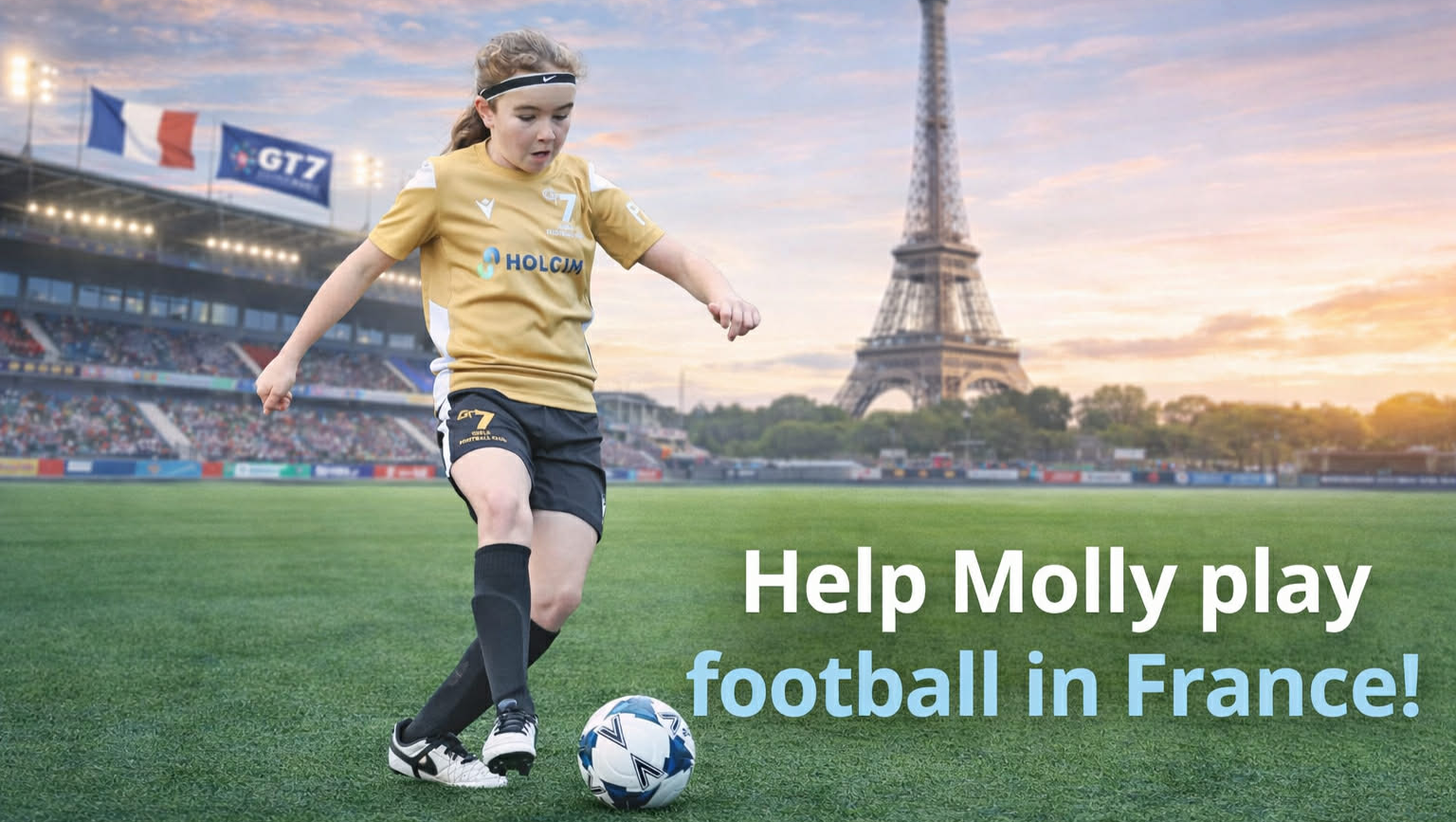 Fundraiser by Chris Hall : Molly to play in France Football Tournament