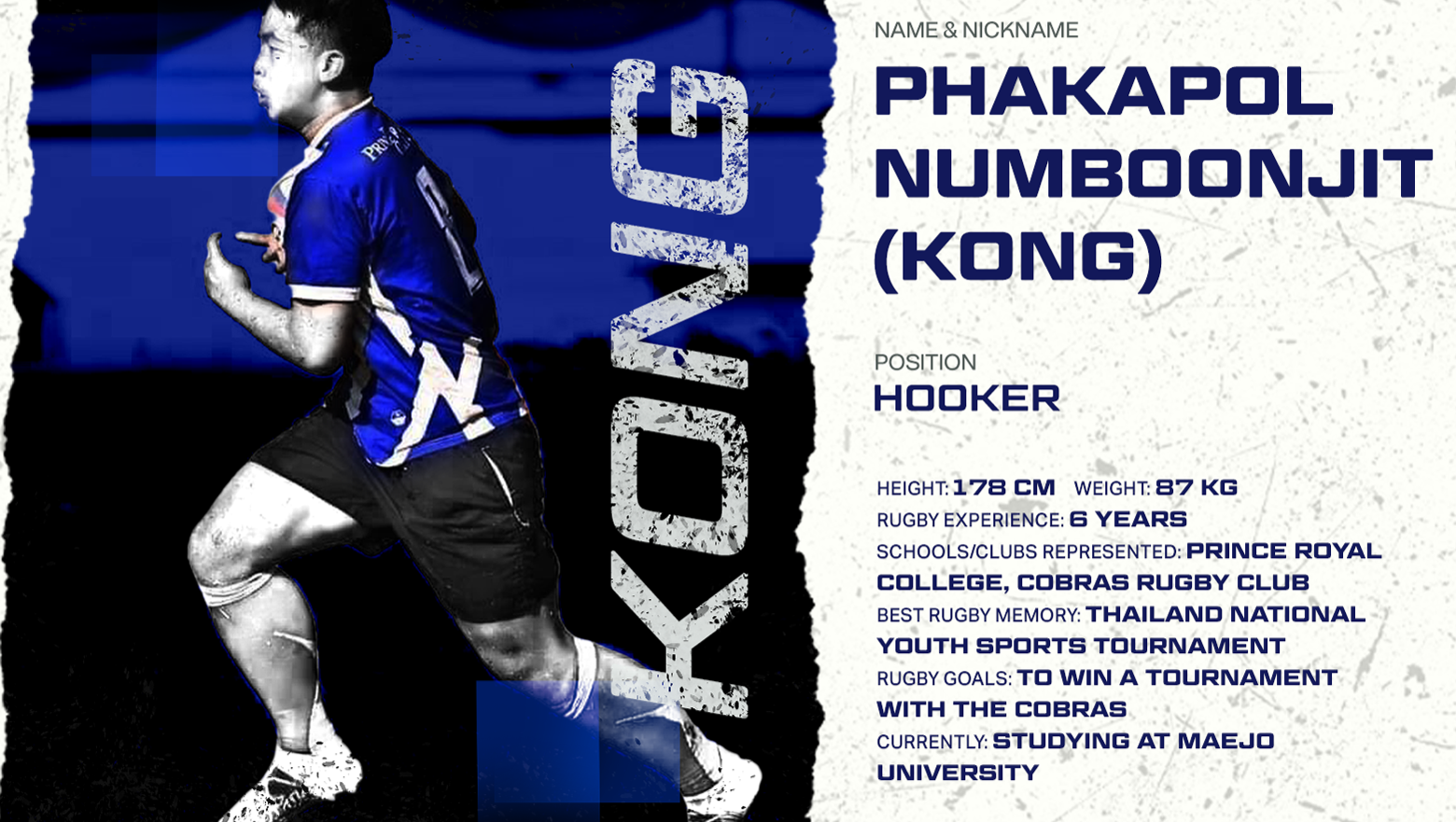 Fundraiser by David McRitchie : Support Kong’s Rugby Dream in New Zealand