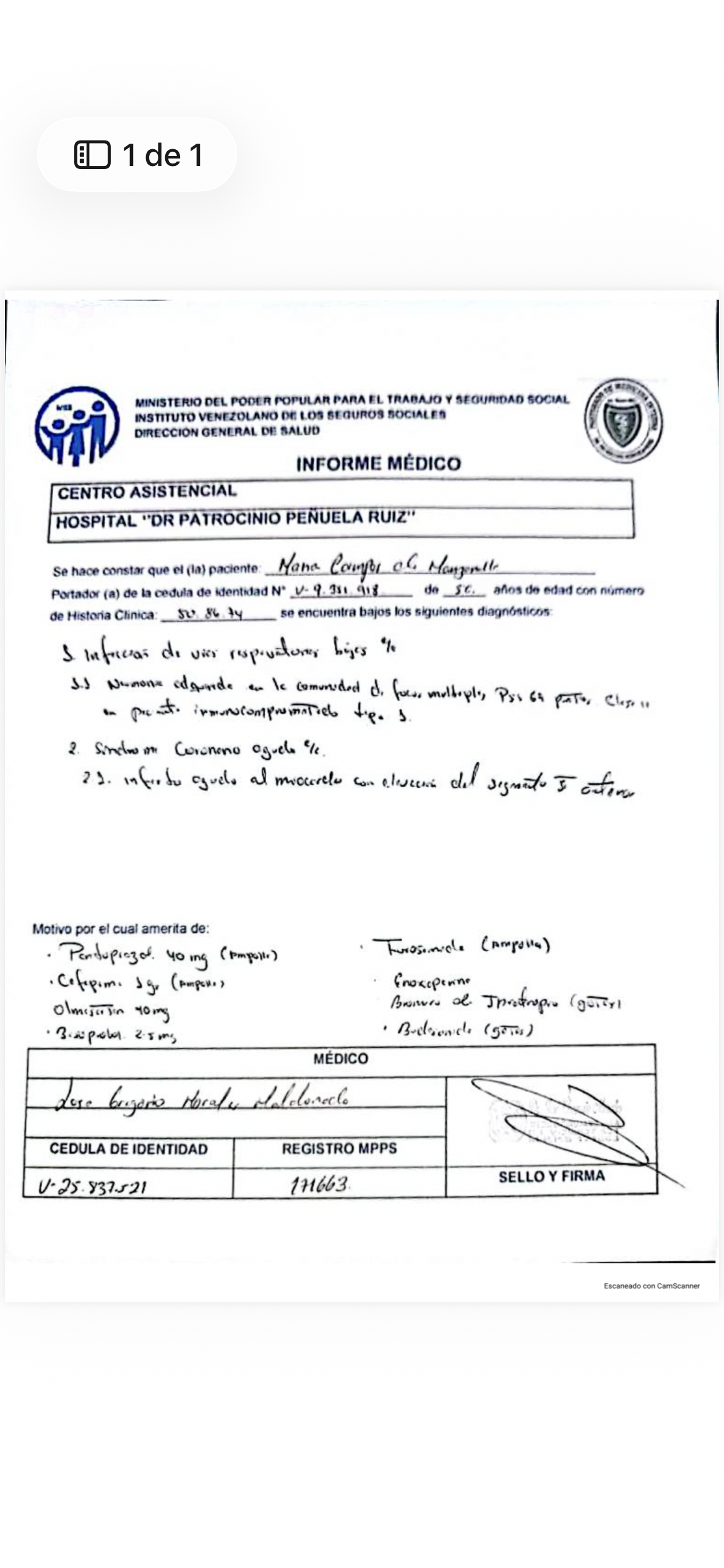 Fundraiser by Maria de los Angeles Campos chourio : Ayudemos a Rosa Campos