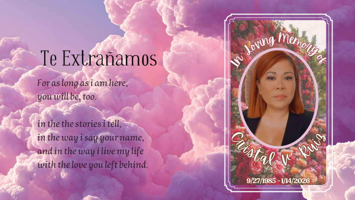 Fundraiser by Michelle Valdenegro : A Loving Farewell for Cristal Ruiz