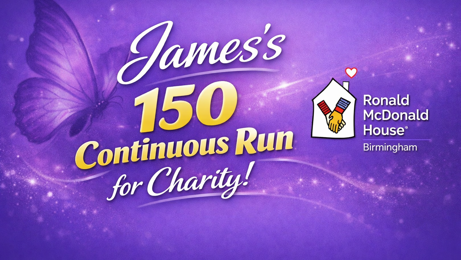 Fundraiser by David Southall : James’s 150 Mile Run For Charity