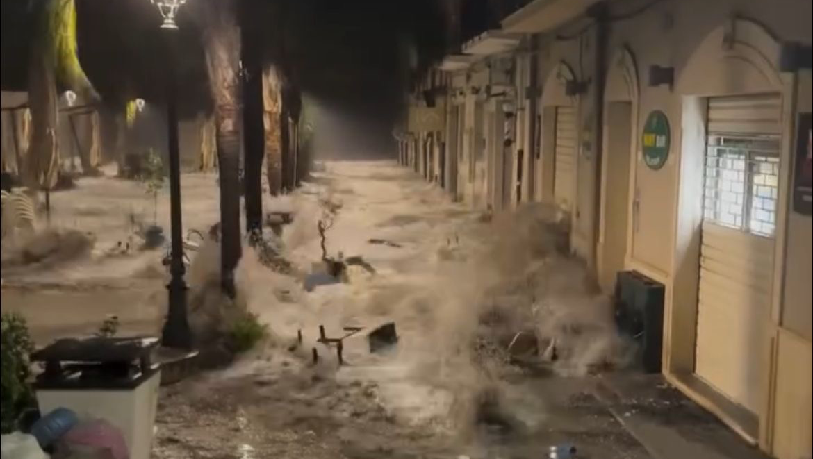 Fundraiser by Carmelina Pellegrino : Support for Letojanni from Storm Harry