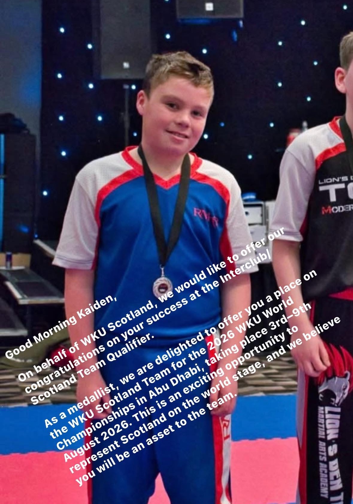 Fundraiser by Deborah Mills : Help Kaiden go represent Scotland at WKU ...