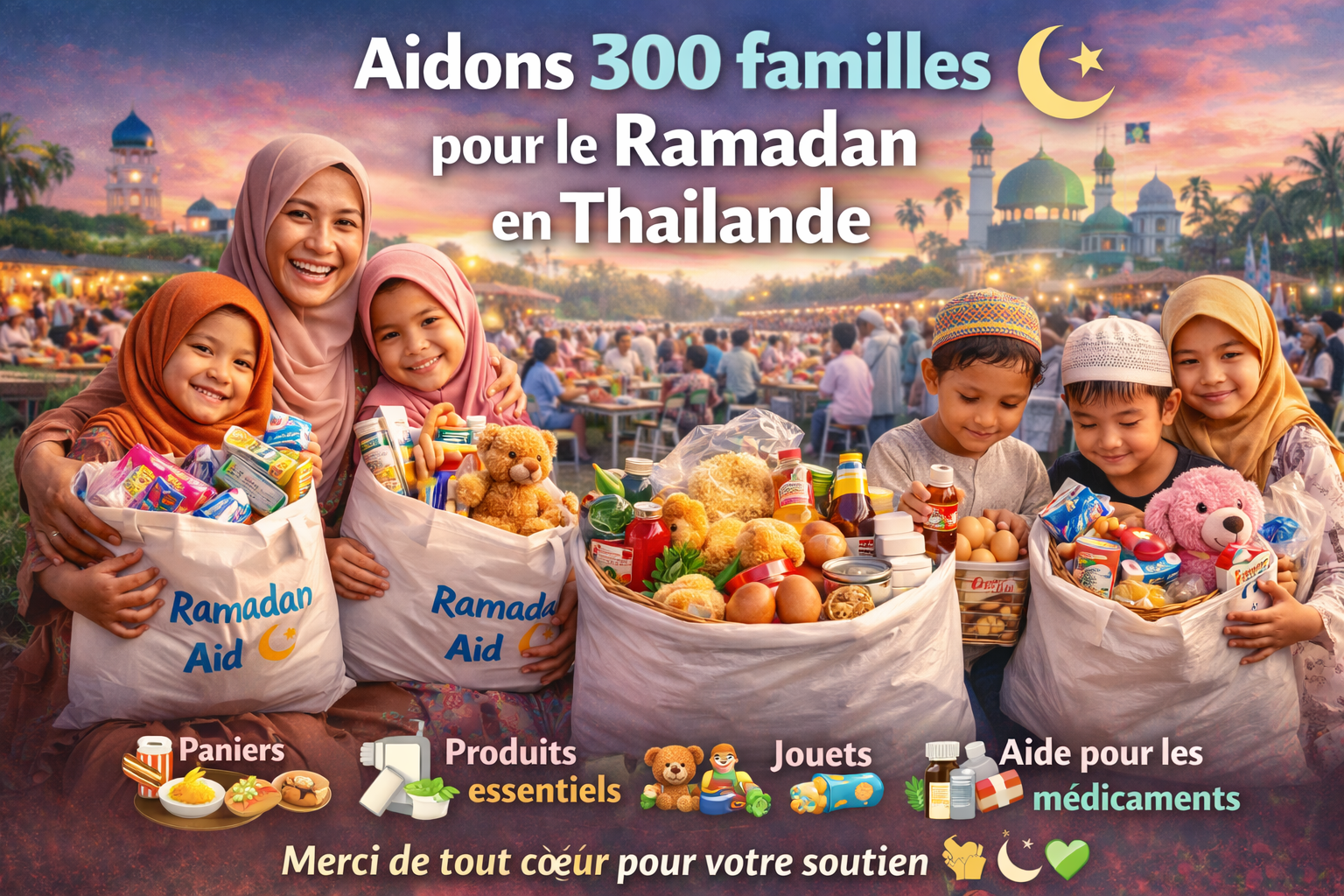 Fundraiser by Yahya C : Ramadan du Cœur – Pour les enfants musulmans de ...
